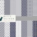 Navy Blue Basic Patterns Paper Pack | Printable Digital Paper Download ...