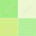 Soft Green and Yellow Paper Pack | Printable Digital Paper Download ...