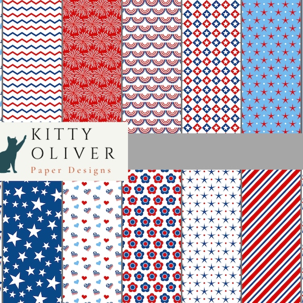 Patriotic Paper - Etsy