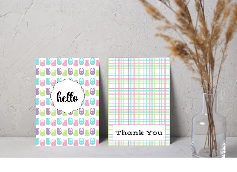 Pastel Easter Digital Paper Pack W Bunnies, Eggs and Flowers ...