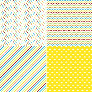 Rainy Day Digital Paper Pack W Umbrellas & Wellingtons | Printable ...