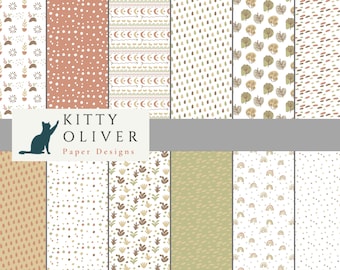 Soft and Bold Boho Paper Pack | Printable Digital Paper Download ...