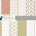Boho Patterns Paper Pack in Earth Tones | Printable Digital Paper ...