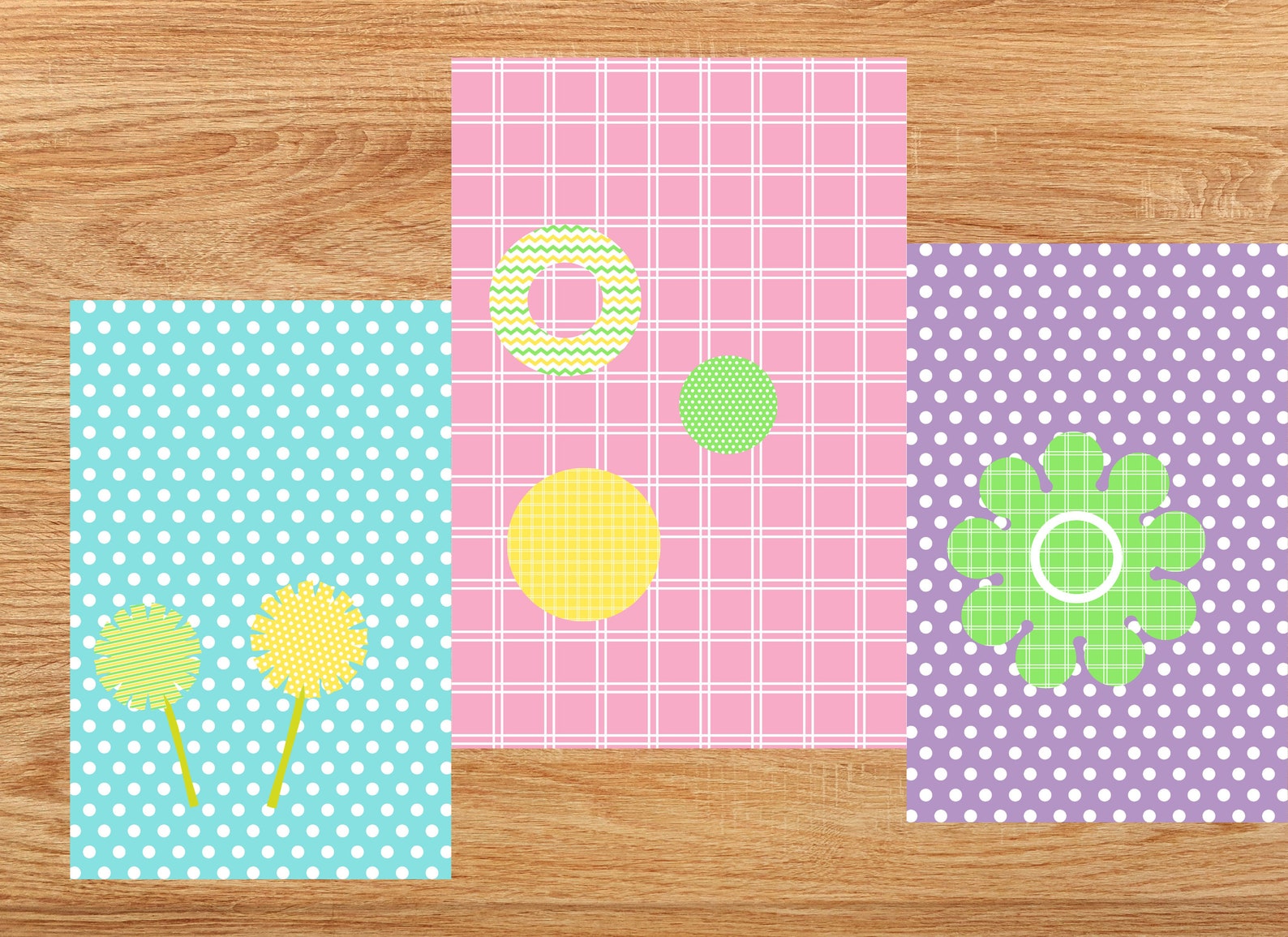 Pastel Easter Digital Paper Pack W Bunnies, Eggs and Flowers ...