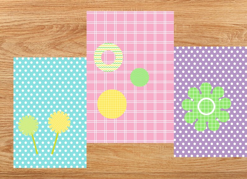 Pastel Easter Digital Paper Pack W Bunnies, Eggs and Flowers ...