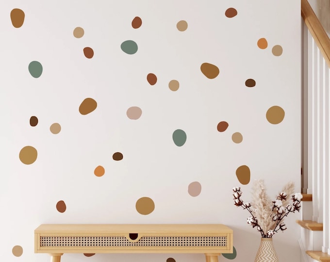 Irregular Polka Dots Boho Nursery Wall Decals Stickers - Etsy