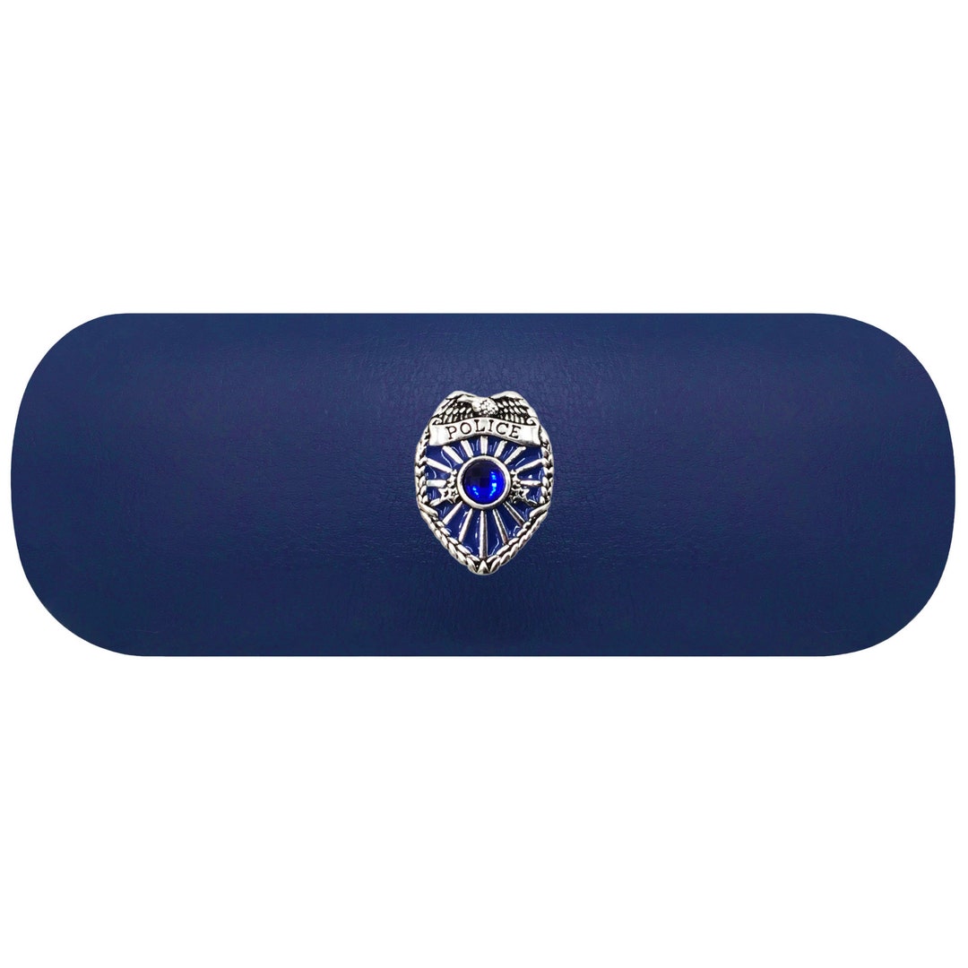 Police Badge Hard Glasses Case. Boys in Blue Spectacle Case. Officer ...