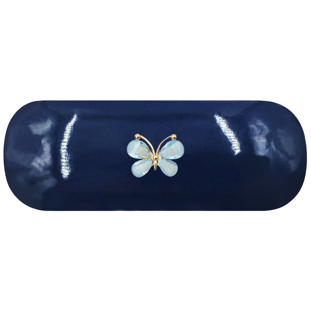Blue Butterfly Hard Glasses Case. Wildlife Spectacle Case. Insect ...