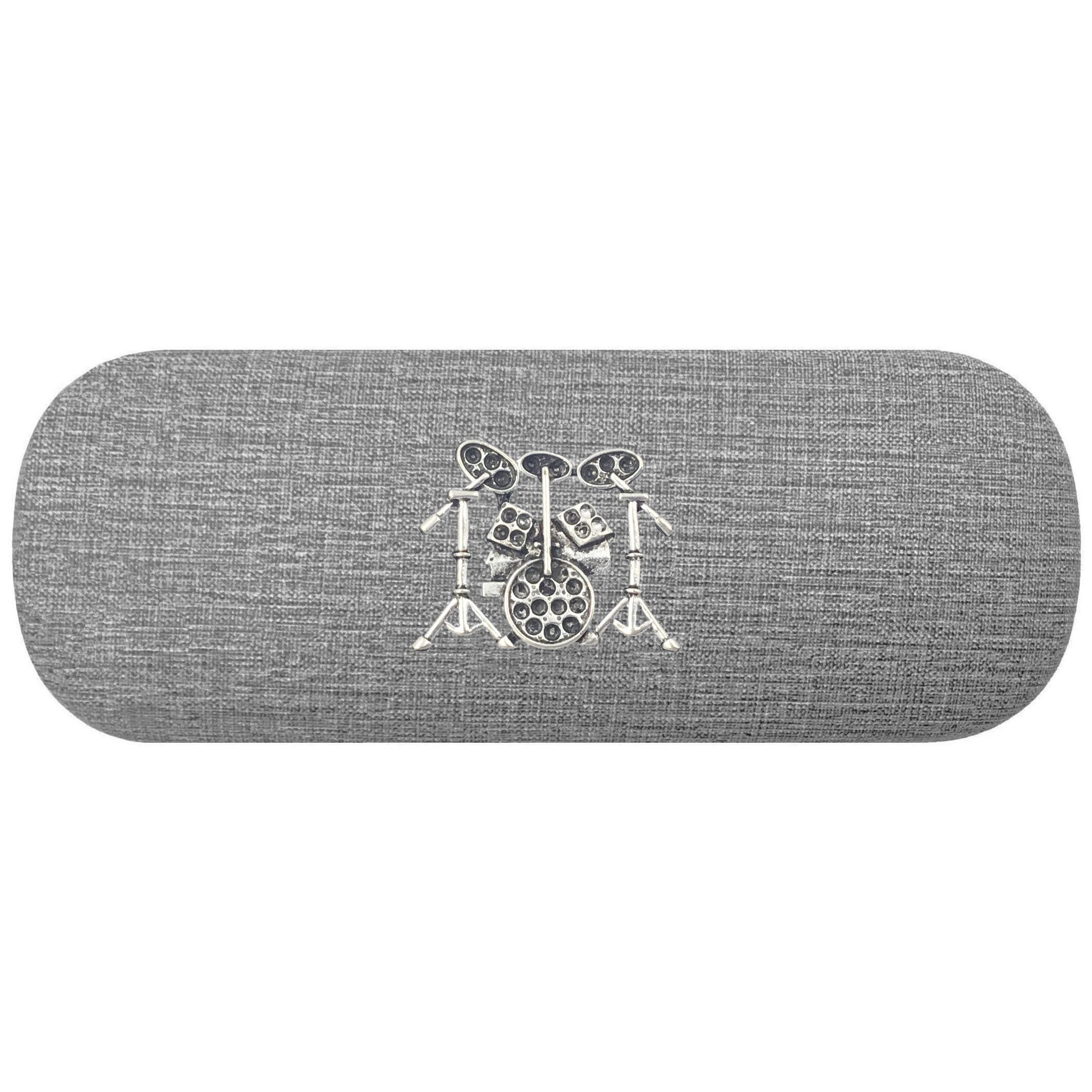 Drummer Hard Glasses Case. Drum Set Spectacle Case. Rock and - Etsy