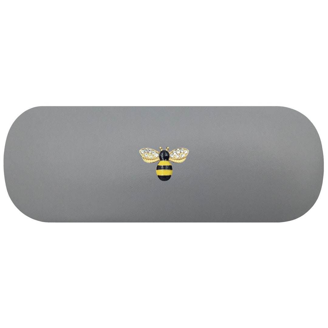 Diamanté Bee Hard Glasses Case. Rhinestone Bumble Bee Reading ...