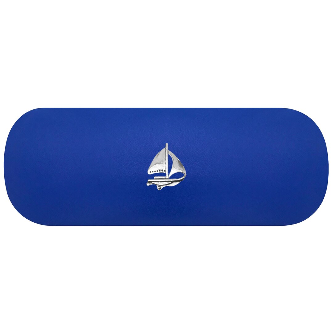 Silver Boat Hard Glasses Case. Yacht Spectacle Case. Sailboat Reading ...