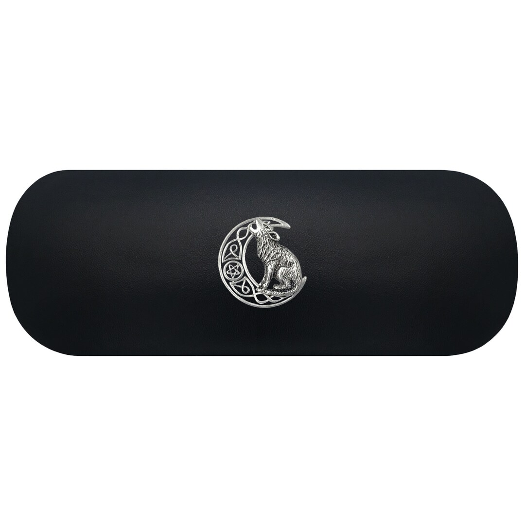 Viking Wolf Hard Glasses Case. Crescent Moon Spectacle Case. Pentagram ...