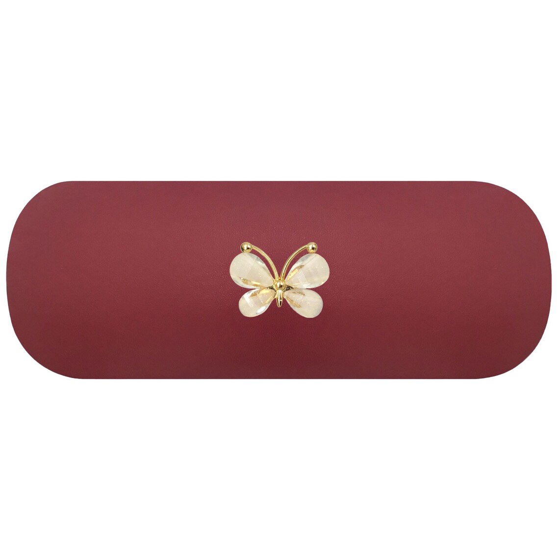 White Butterfly Hard Glasses Case. Cabbage Butterflies Spectacle Case ...