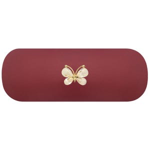 White Butterfly Hard Glasses Case. Cabbage Butterflies Spectacle Case ...