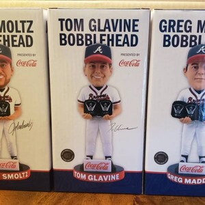 2022 Greg Maddux, John Smoltz, and Tom Glavine cy Young Bobbleheads - Etsy