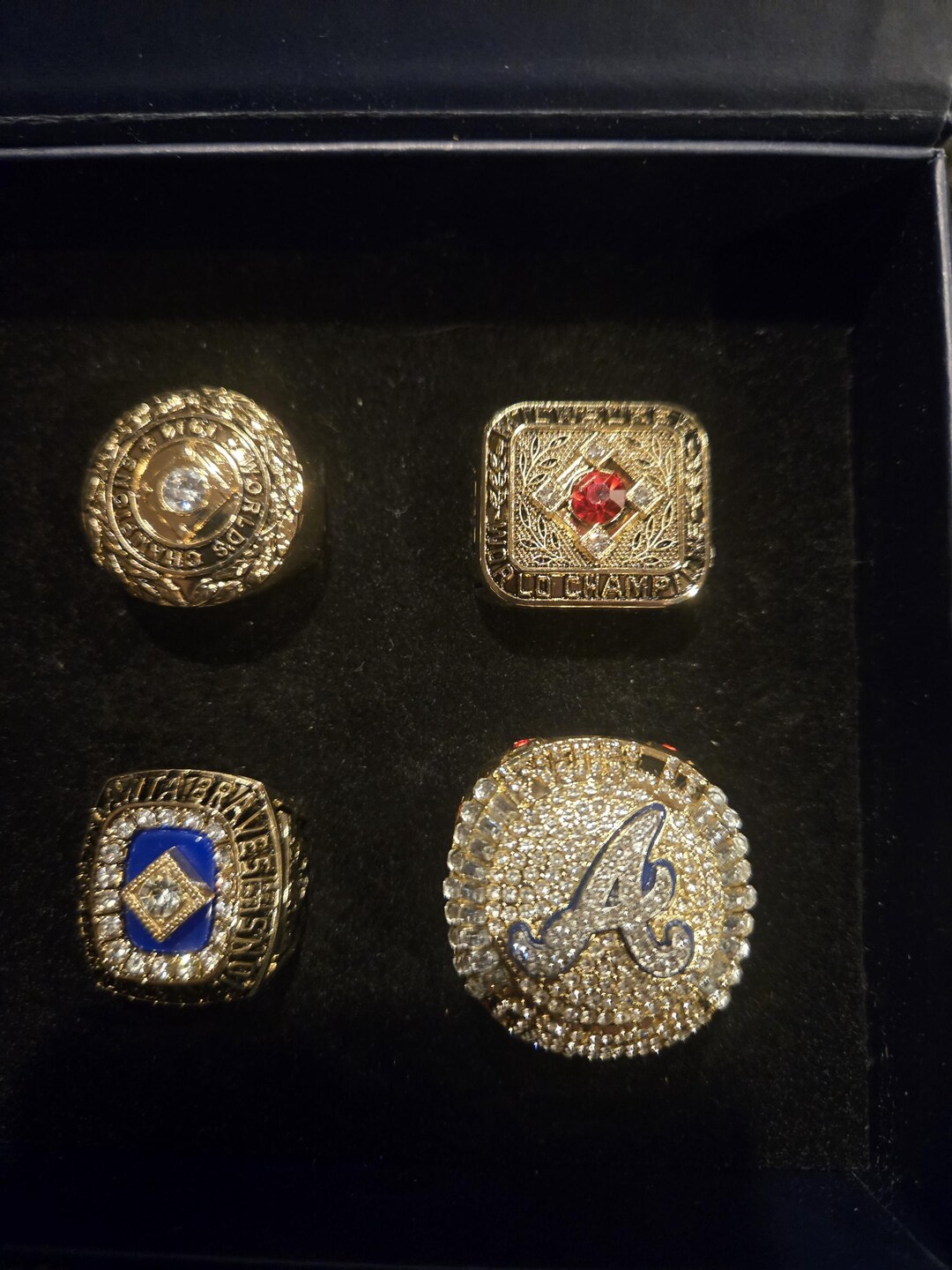 Atlanta Braves World Series Replica Rings From All 4 World Series ...