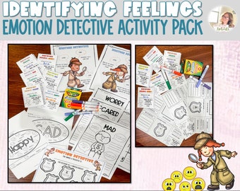 Feelings Chart/children's Mental Health/printable Counseling Activities ...