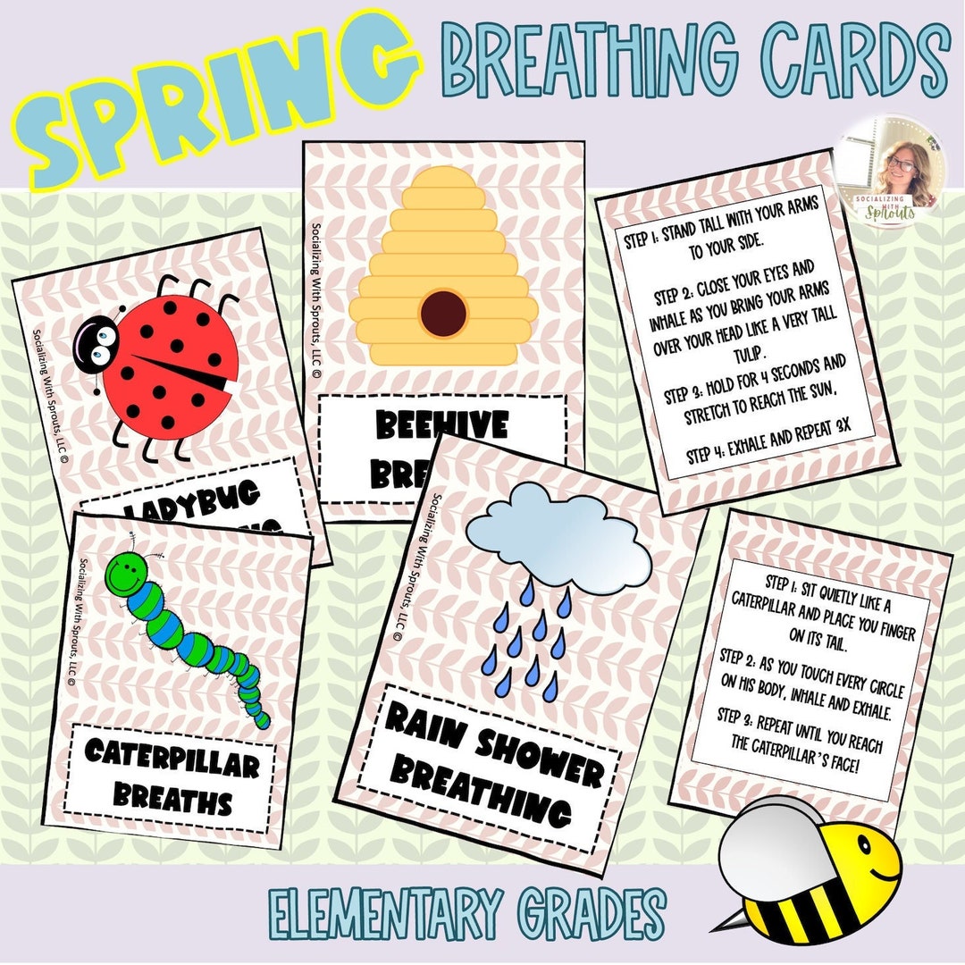 Spring Breathing Exercises | Mindful Breathing Exercises | Spring ...