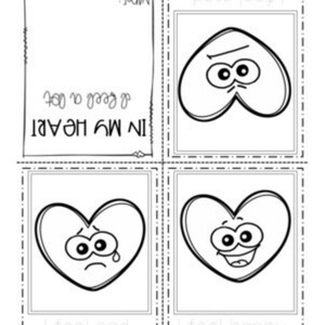In My Heart DOWNLOAD Back to School Social Emotional Craft Feelings ...