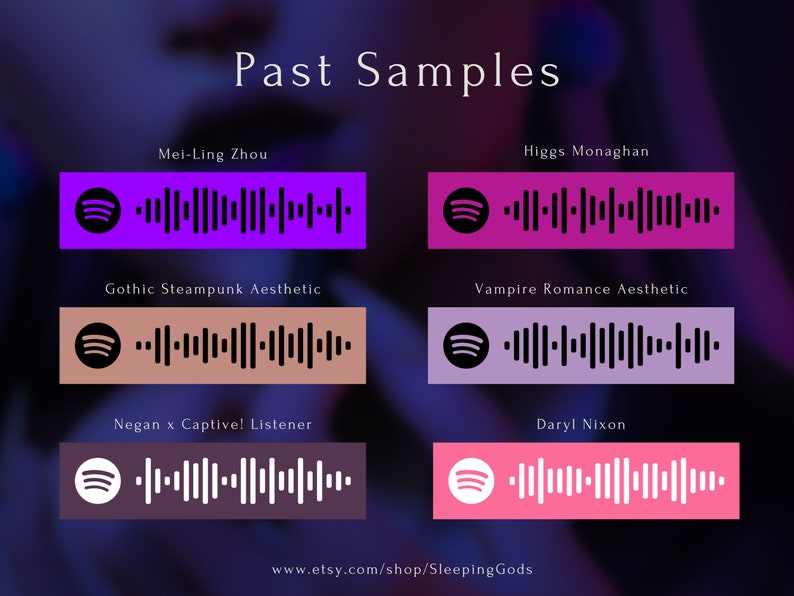 Custom Character Playlist | Comfort/kin/oc Character Playlist! - Etsy