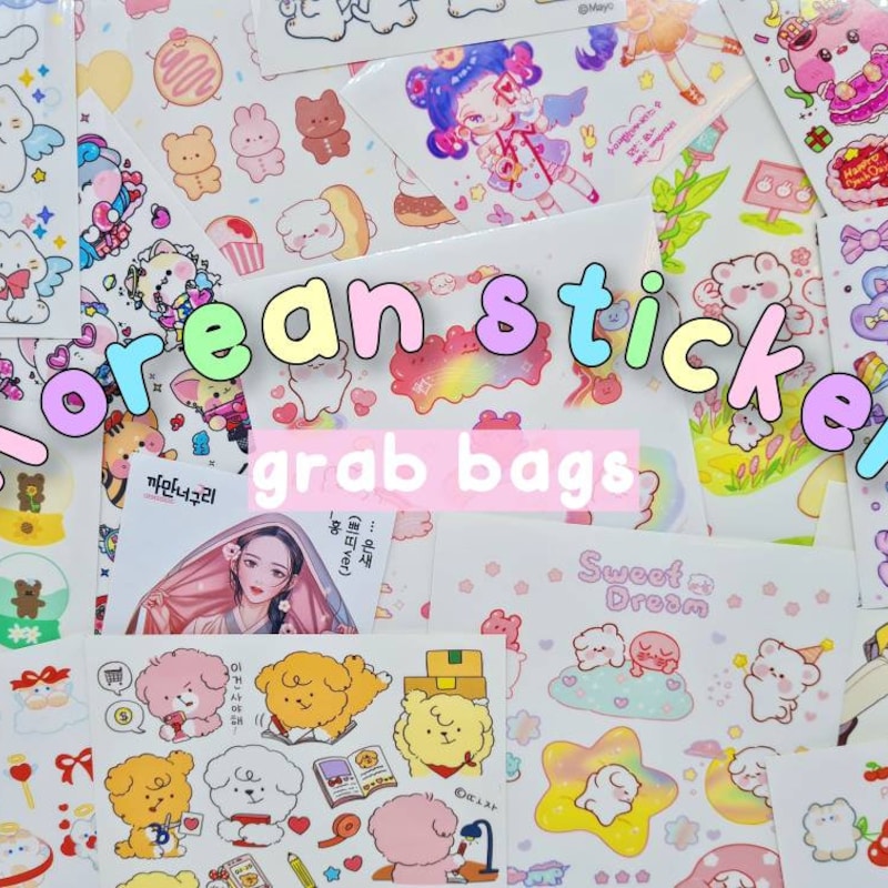 Korean Kawaii Stickers - Etsy