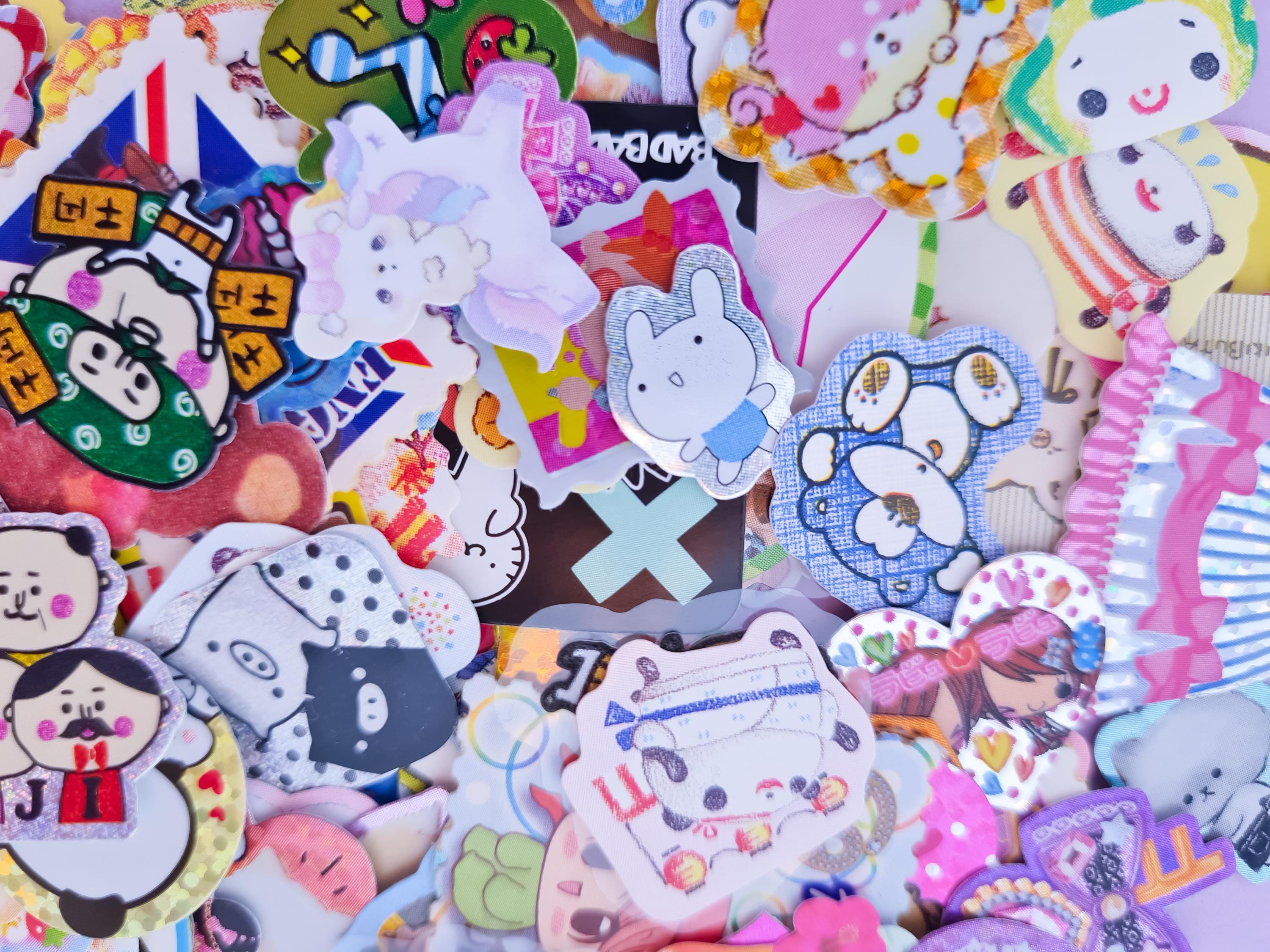 Heisei Retro Japanese Sticker Flakes | Grab Bag - Cute Stationery ...