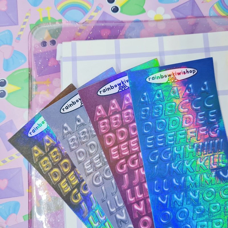 Alphabet Keyboard Stickers - Etsy