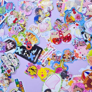 Heisei Retro Japanese Sticker Flakes | Grab Bag - Cute Stationery ...