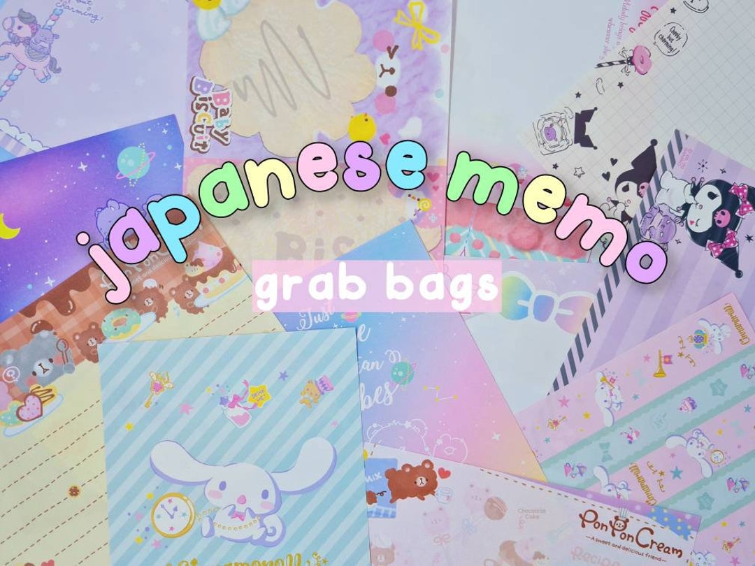 Japanese Memo Sheets for Bullet Journal, Planner, Penpals - Kawaii Memo ...