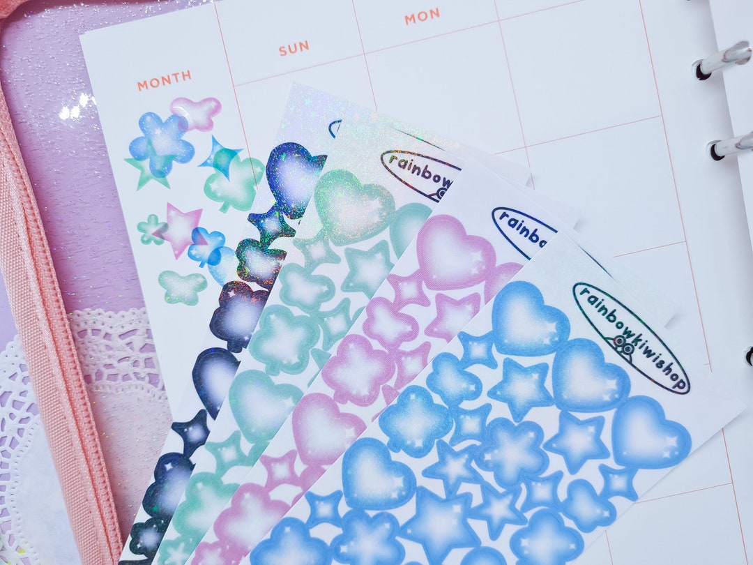 Gradient Shapes Deco Stickers | for Bullet Journal, Polcos, Planner ...