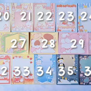 Korean Memo Pads | 30+ Designs | for Bullet Journal, Kpop Journal ...