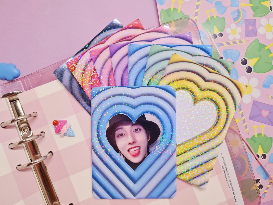 3D Toploader Heart Frames for Kpop Toploader Deco, Polcos, Bullet ...