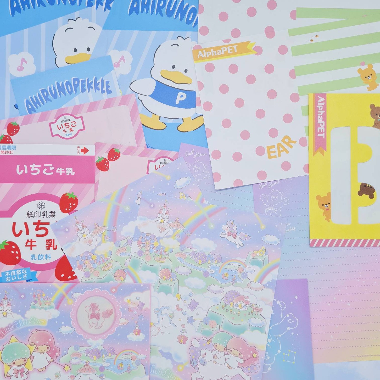 Kawaii Japanese Letter Sets With Envelope & Letter Papers - Etsy
