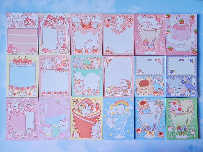 Korean Memo Pads 30 Designs for Bullet Journal Kpop - Etsy