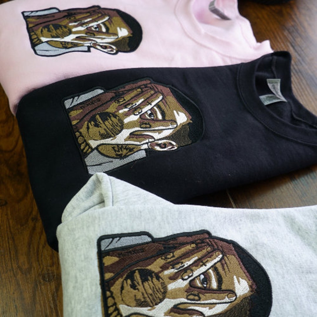 Rapper Embroidery, M.a.c M.i.l.l.e.r, Graphic T, Embroidered Sweatshirt ...