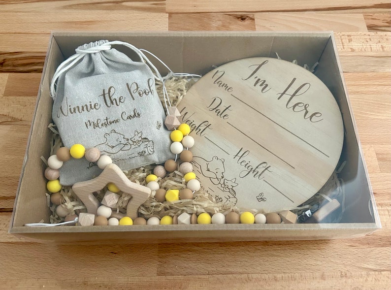 Winnie the Pooh Milestone Gift Box - Etsy