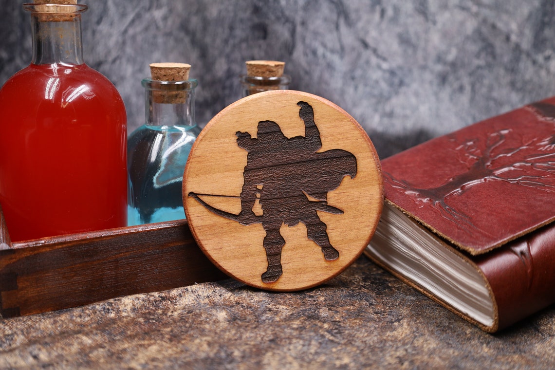 Dungeons and Dragons Coaster Set Dnd Coasters Gift for Gamers - Etsy