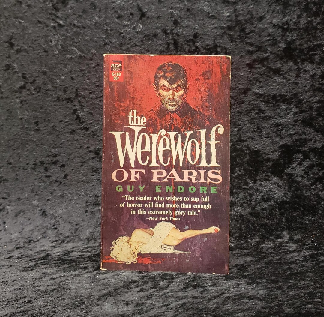 The Werewolf of Paris by Guy Endore - 1933 Vintage Horror Paperback ...