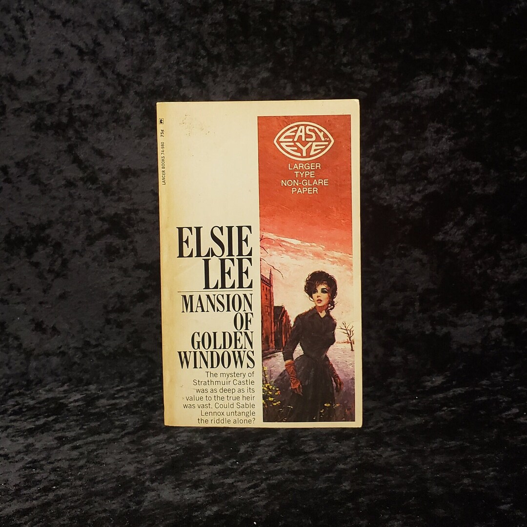 Mansion of Golden Windows by Elsie Lee - 1968 Vintage Gothic Romance ...
