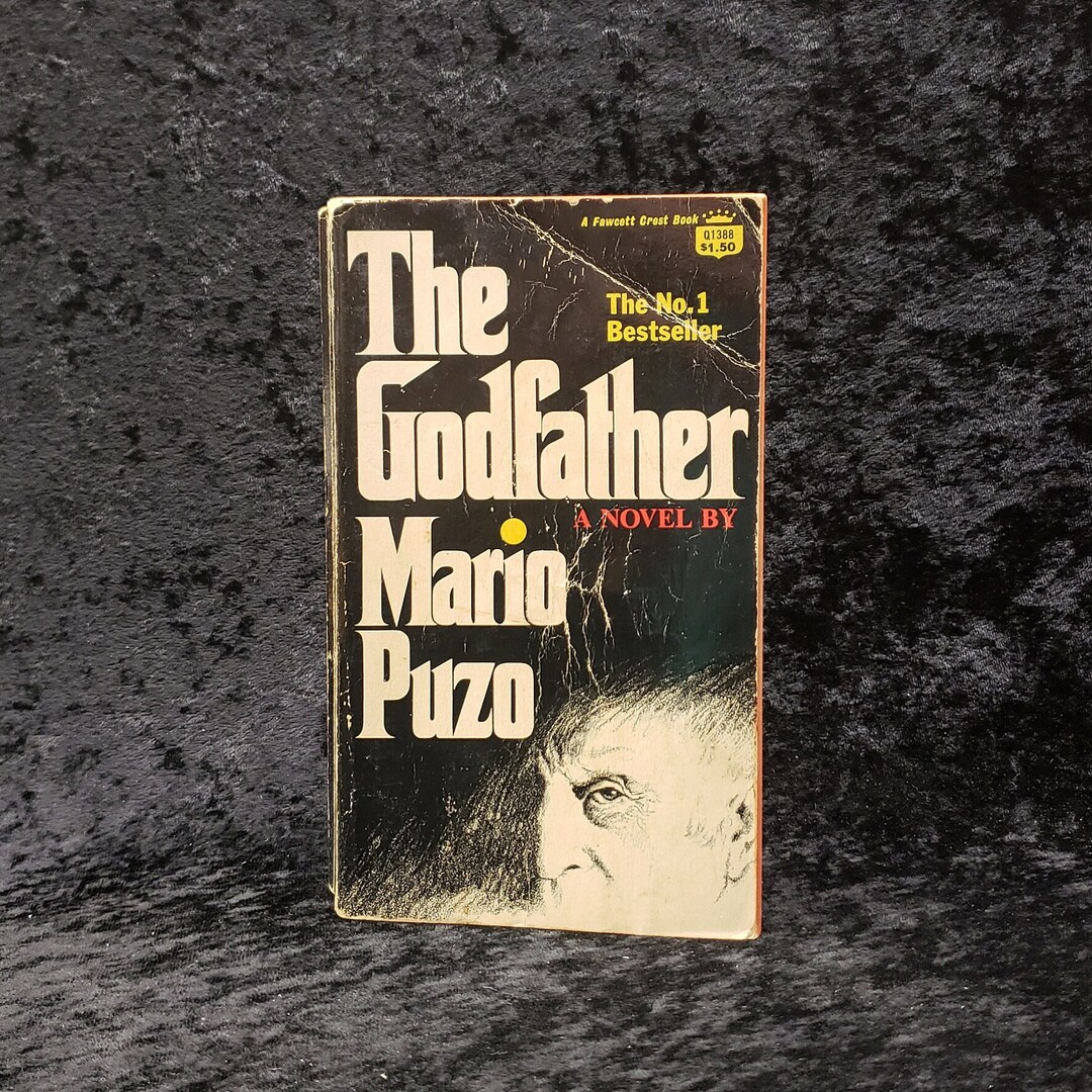 The Godfather by Mario Puzo - 1970 Vintage Crime Thriller Paperback ...