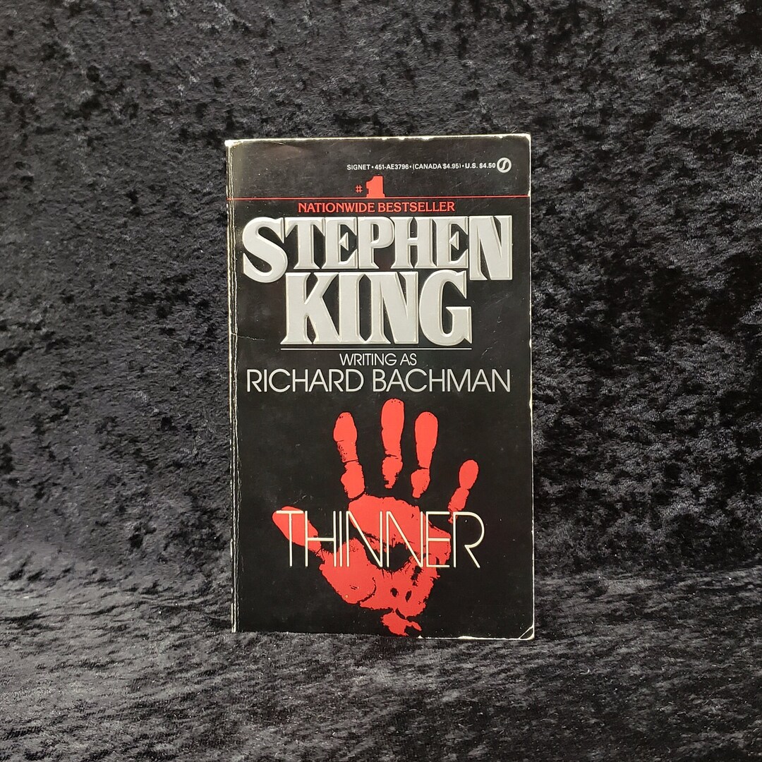 Thinner by Stephen King, Writing as Richard Bachman - 1985 Vintage ...