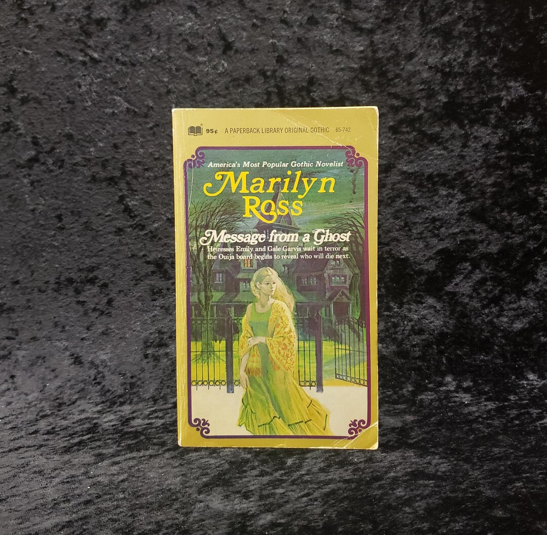 Message From a Ghost by Marilyn Ross 1971 Vintage Gothic Romance Paperback Book - Etsy
