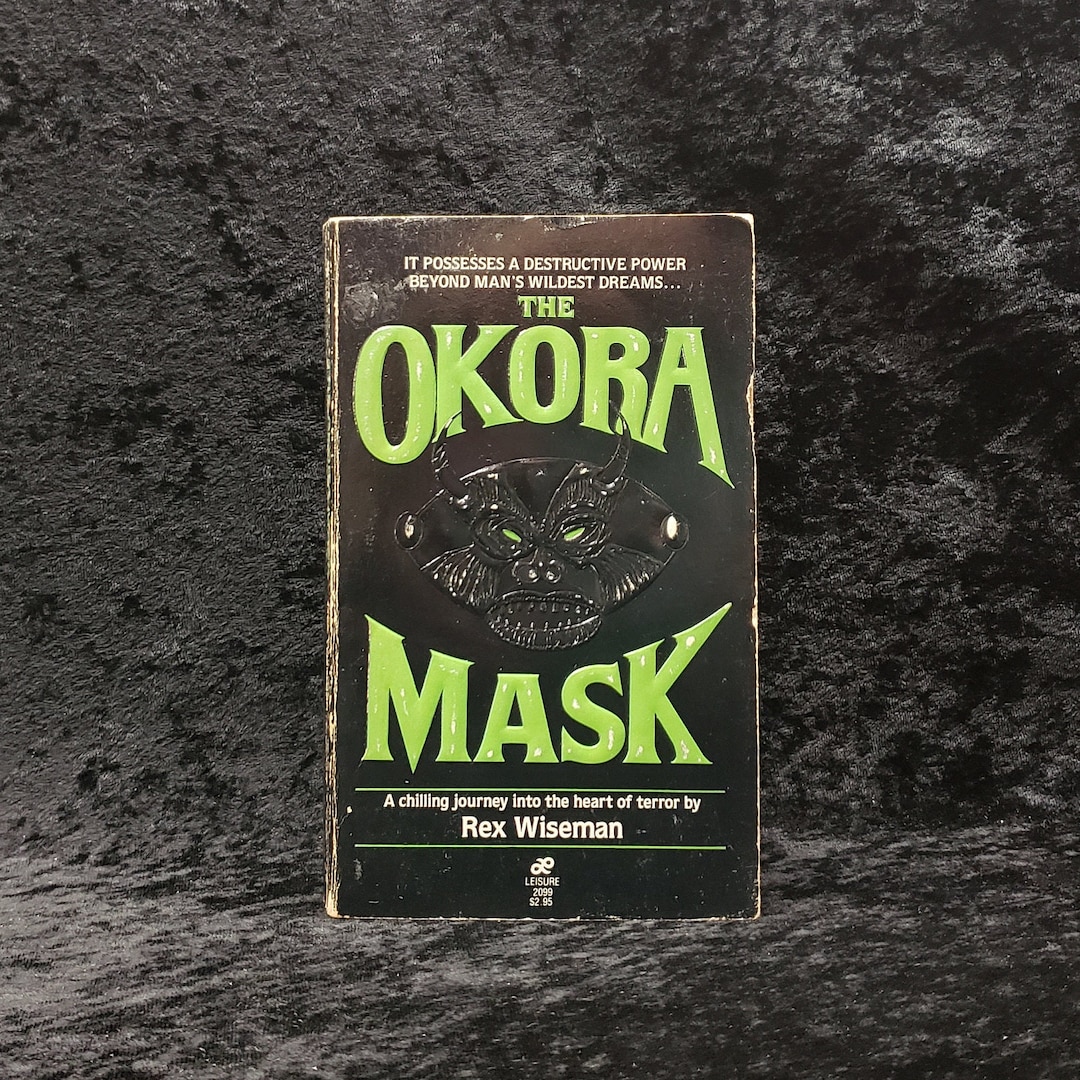 The Okora Mask by Rex Wiseman 1984 Vintage Horror Paperback - Etsy