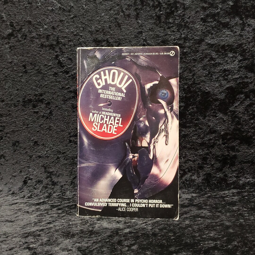 Ghoul by Michael Slade - 1989 Vintage Horror Paperback Book - Etsy
