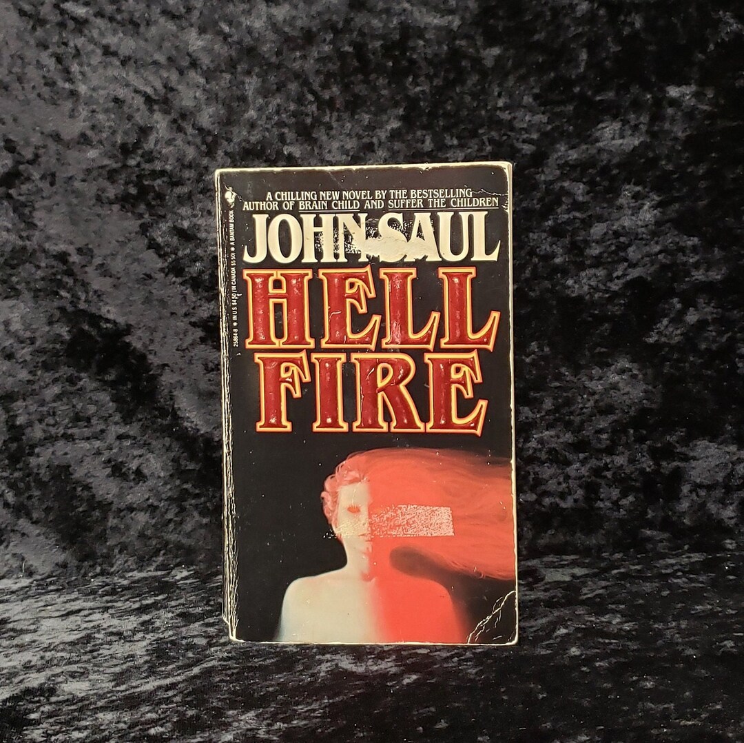 Hellfire by John Saul - 1986 Vintage Horror Paperback - Etsy