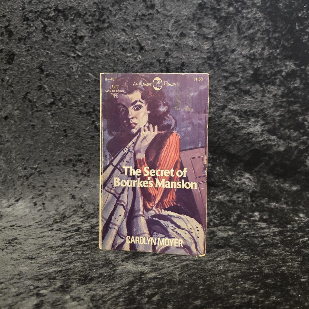 The Secret of Bourke's Mansion by Carolyn Moyer - 1977 Vintage Gothic ...