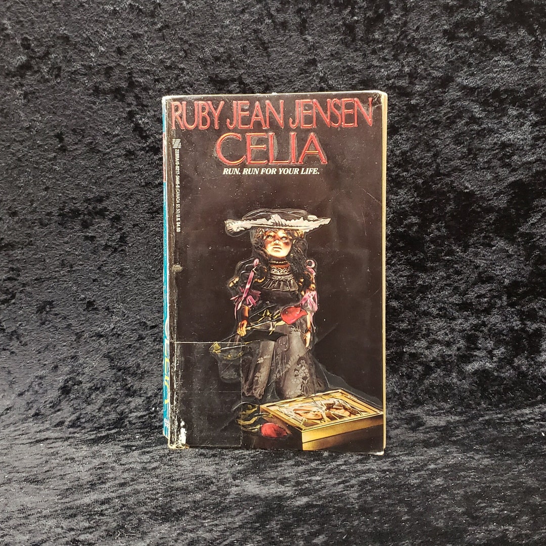 Celia by Ruby Jean Jensen 1991 Vintage Zebra Horror - Etsy