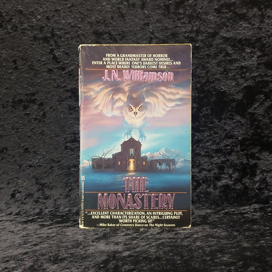 The Monastery by J.N. Williamson 1992 Vintage Zebra Horror Paperback ...