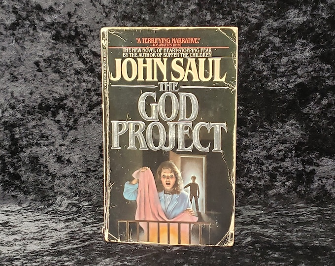 The God Project by John Saul - 1983 Vintage Horror Paperback Book - Etsy