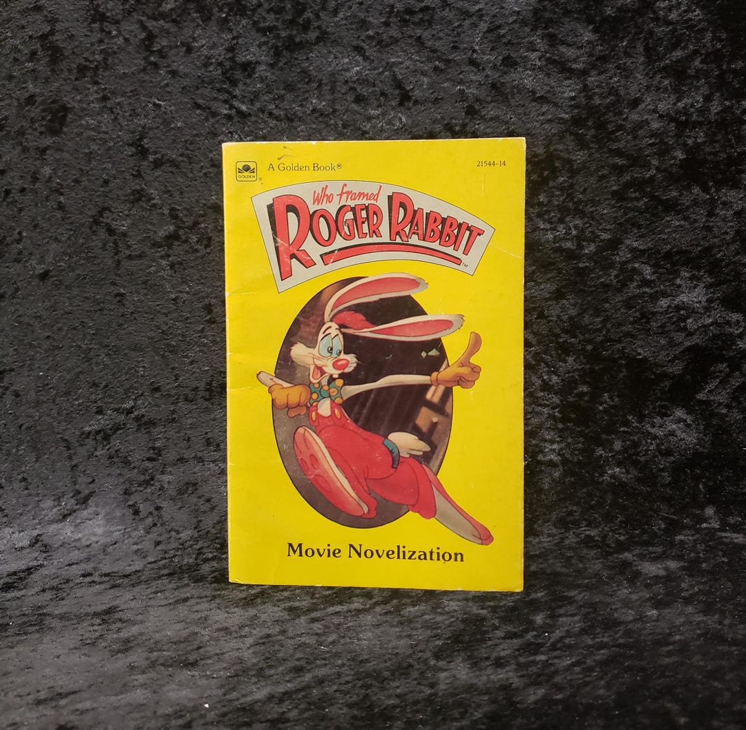 Who Framed Roger Rabbit by Justine Korman - 1988 Vintage Golden Book ...